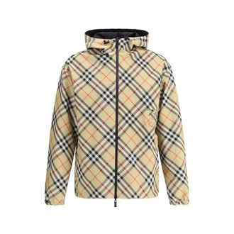 Burberry Homme, Vestes, Beige, Taille: XL Veste imperm&eacute;able r&eacute;versible Archivio Check
