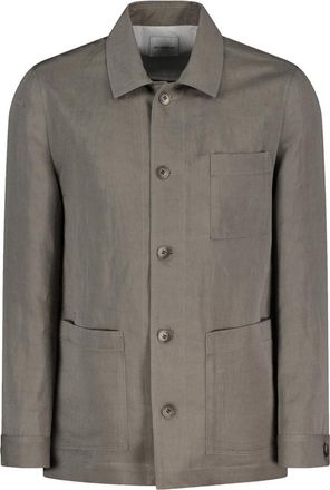 Roy Robson Overshirt Bellandi aus Lyocell und Leinen, Regular Fit in