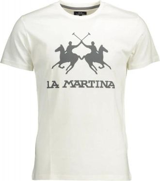 La Martina Homme, Tops, Blanc, Taille: L Moreno T-shirt