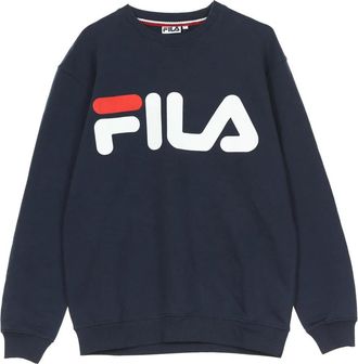 Fila Klassischer Logo Crewneck Sweatshirt Schwarz - - Sweatshirts & Hoodies - Herren - Schwarzk - XL
