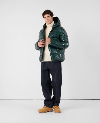 Jott Doudoune &agrave; capuche Grand Froid For&ecirc;t Java laqu&eacute;e - Taille XXL