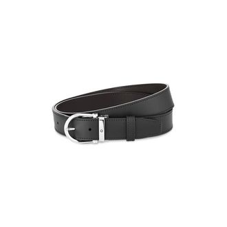 Montblanc Ceinture en cuir boucle en acier