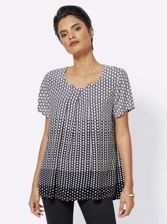 Cr&eacute;ation L Klassische Bluse Bluse Kurzarm