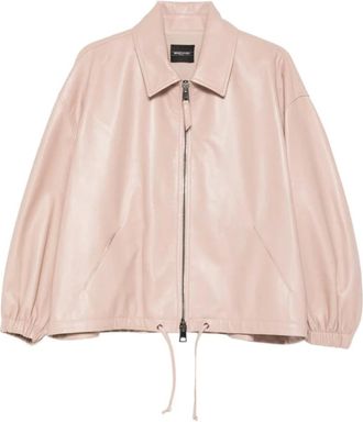 Simonetta Ravizza Femme, Vestes, Rose, Taille: 38 FR Linus Drawstring Jacket