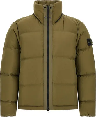 Stone Island Down Jacket - Olive