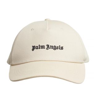 Palm Angels Femme, Accessoires, Blanc, Taille: ONE Size Casquette de baseball classique avec logo
