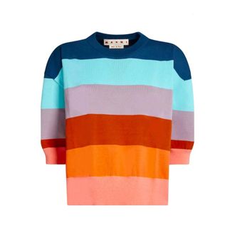 Marni Vivaci Rundhals-Pullover - - Knitwear - Damen - Mehrfarbig - XS