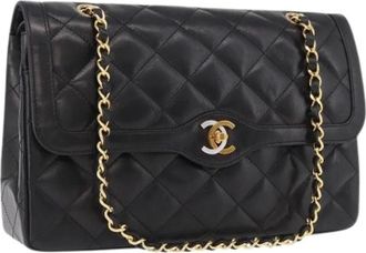 Chanel Sac &agrave; main vintage doccasion - Femme - Pre-owned - Noir - Taille: ONE Size