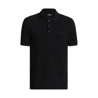 Balmain Homme, Tops, Noir, Taille: M Polo Vintage
