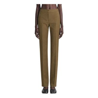 Max Mara Pantalon slim - Femme - Pantalons - Vert - Taille: 36 FR