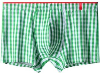 Generic Boxers pour homme, en vichy - Doux et id&eacute;al - En coton - Respirant et confortable - Sous-v&ecirc;tements d&eacute;contract&eacute;s - &Eacute;vacuation de lhumidit&eacute; - Pour homme
