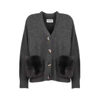 BERENICE Femme, Pulls, Gris, Taille: 38 FR Gregoria Cardigan