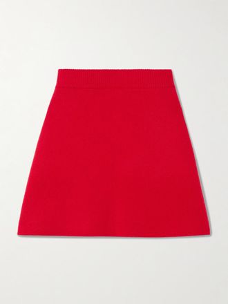 Lisa Yang Mini-jupe En Cachemire Clare - Rouge