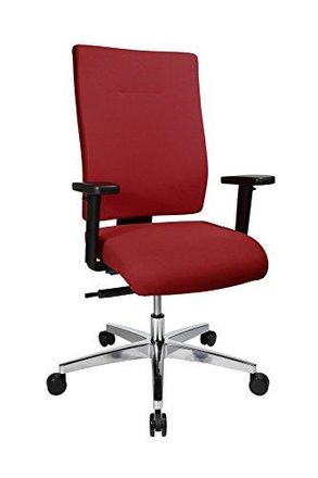 Topstar Topstar Profistar 15 Bürostuhl, Schreibtischstuhl, inkl. Armlehnen H1, Stoff, 56 x 67 x 109 cm, rot
