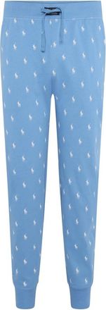 Ralph Lauren Pyjamahose mit Beinabschluss und Poloreiter-Stickereien in