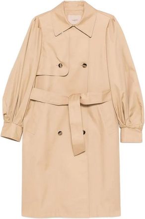 Twinset Manteau Au Genou - Gris Clair