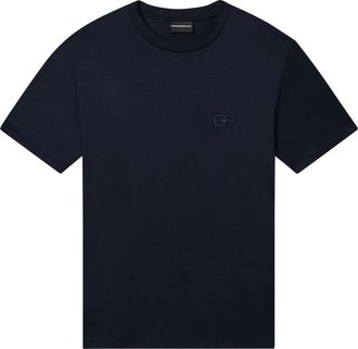 Emporio Armani Homme, Tops, Bleu, Taille: M T-shirt col rond