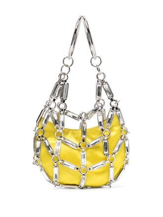 Dsquared2 sac Cage à ornements en cristal - Jaune