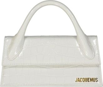 Jacquemus Le Chiquito Long Tasche aus Leder in Krokopr&auml;gung