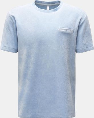 04651/ Herren - Frottee T-Shirt Terry Tee rauchblau