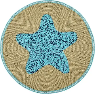 Novità Home Seafood - set of 4 placemats with starfish bead design