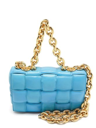 Bottega Veneta sac port&eacute; &eacute;paule Cassette - Bleu