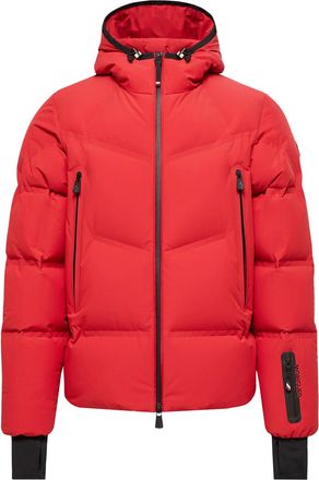 Moncler Moncler Veste De Ski Isolante &Agrave; Capuche Angren, Homme, Rouge, Taille: 0
