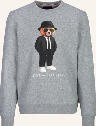 19V69 19V69 Italia Sweatshirt Nico Cool Teddy grau