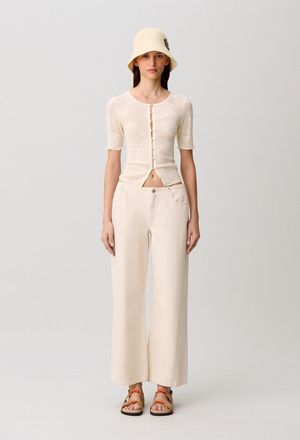 Claudie Pierlot Cardigan maille fleurs