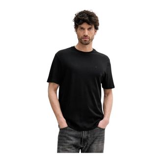Calvin Klein Homme, Tops, Noir, Taille: L Tee-shirt noir en coton Pima avec monogramme CK