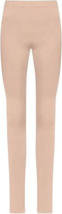 Ferragamo Femme, Pantalons, Beige, Taille: 38 FR Leggings
