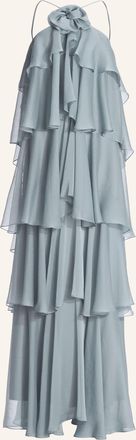 Swing Swing Abendkleid Mit Volants blau