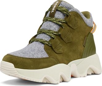 Sorel Kinetic Impact Caribou Plus Damen-Stiefel, wasserdicht, Utility Green/Light Aloe, 40.5 EU