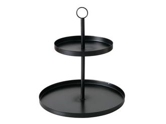 Boltze Samina Pr&eacute;sentoir &agrave; g&acirc;teau Noir 32 cm