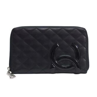 Chanel Portefeuille en cuir vintage Pre-owned - Femme - Pre-owned - Noir - Taille: ONE Size