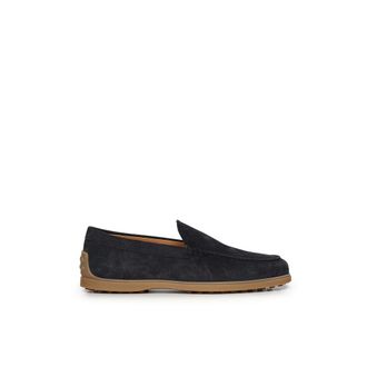 Tod's Homme, Chaussures, Bleu, Taille: 45 EU Mocassins en daim