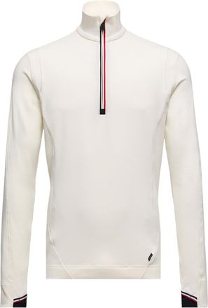 Moncler Moncler Polartec Half-zip Sweatshirt, Men, White, Size: L