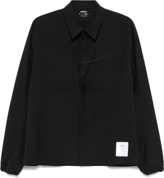 SATISFY Satisfy, Homme, Vestes, Noir, Taille: XL PeaceShell River Shirt