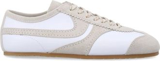 Dries Van Noten Homme, Chaussures, Blanc, Taille: 41 EU Baskets en cuir
