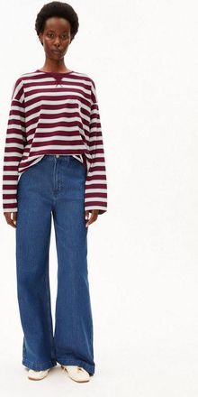 Armedangels Longsleeve ICONIC &Aring; FIETAA STRIPE Oversized Fit