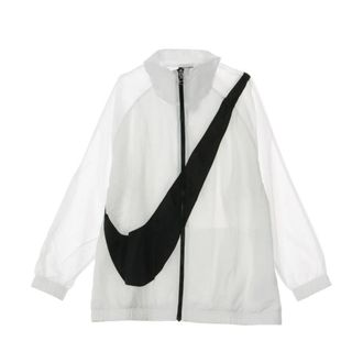 Nike Windbreaker Jacke mit Swoosh - - Sport - Damen - Wei&szlig; - M
