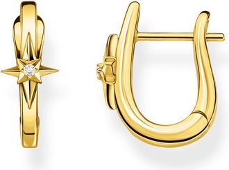 Thomas Sabo Thomas Sabo Creolen Stern vergoldetes Silber CR654-414-39