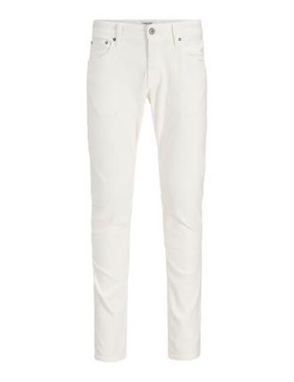 Jack & Jones Jack & Jones JJIGLENN Jjoriginal SQ 912 SN Jean Slim fit pour Homme, Blanc/Denim, 34W / 34L