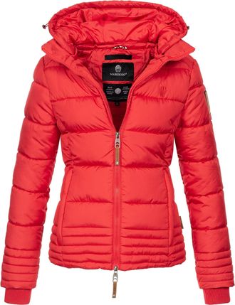 Marikoo Designer Damen Winter Jacke Steppjacke Winterjacke Stepp gesteppt B668 [B668-Sol-Rot-Gr.XS]