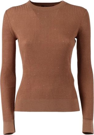 Max Mara Femme, Pulls, Brun, Taille: 42 FR Maglia Marabu