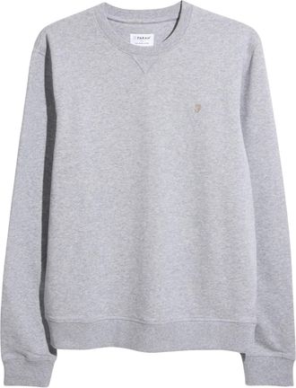 Farah Herren Tim Crew Sweatshirt, Lichtgr&uuml;n, L