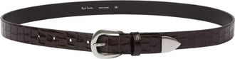 Paul Smith Homme, Accessoires, Brun, Taille: 105 CM Cintura Cocco