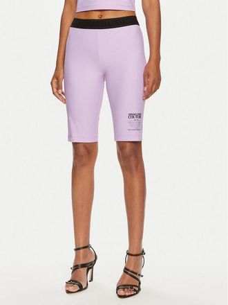 Versace Jeans Couture Bikershorts 76HAC1A6 Violett Skinny Fit