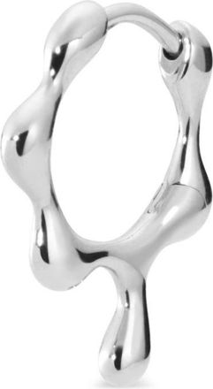 Maria Black 14kt Clover Weißgoldcreole - Silber