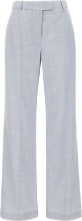 Eleventy Femme, Pantalons, Gris, Taille: 40 FR Wide Pantalons